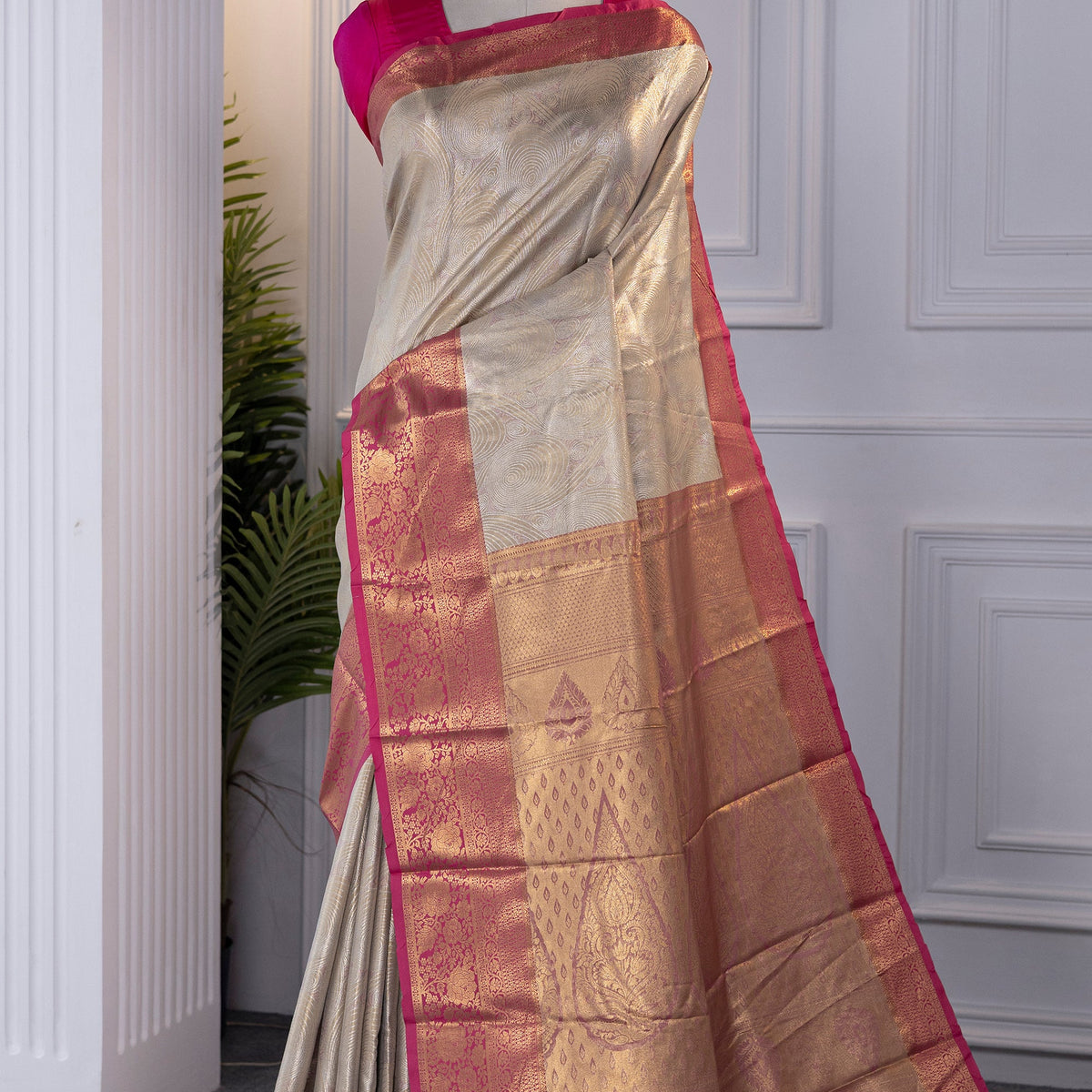 Semi Tissue Kanjivaram – Ethnic Boutique