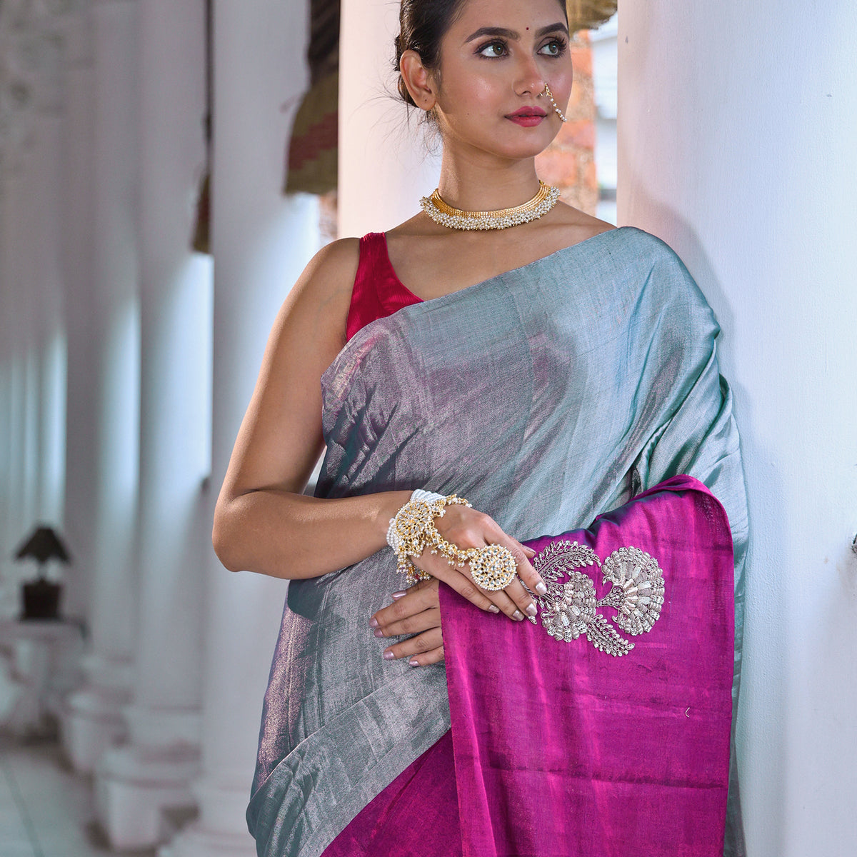 Tissue Zardosi Work – Ethnic Boutique